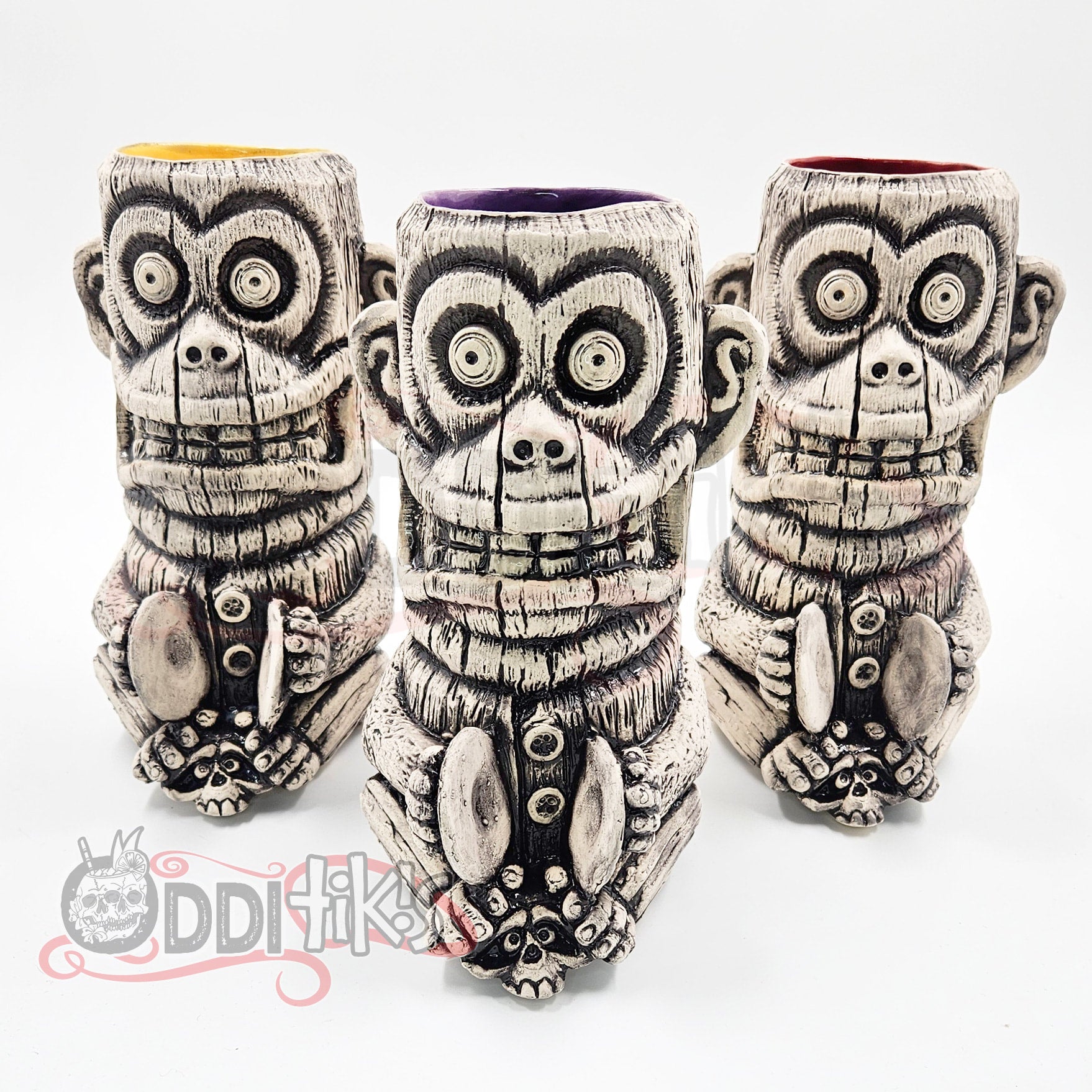 Jolly Chimp Ceramic Tiki Mug - 1st Release | Art Guy Designs